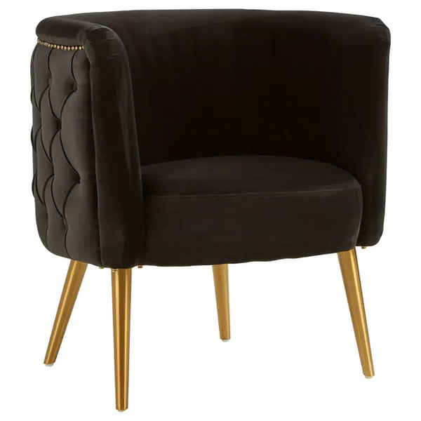 Monaco Black Tub Chair – Elsie Kelly Interiors Ltd